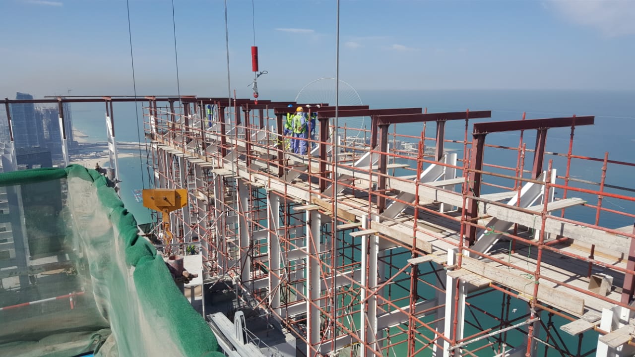 The 46-story luxury tower – 1/JBR is on track for Q4 2019 completion.